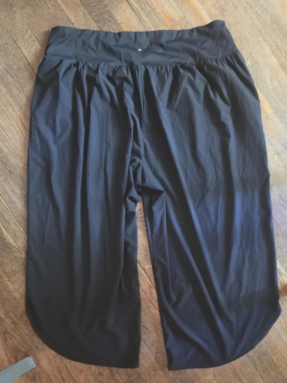 HALARA | Pants & Jumpsuits | Halara Breezeful Black Crossover Wide Leg ...